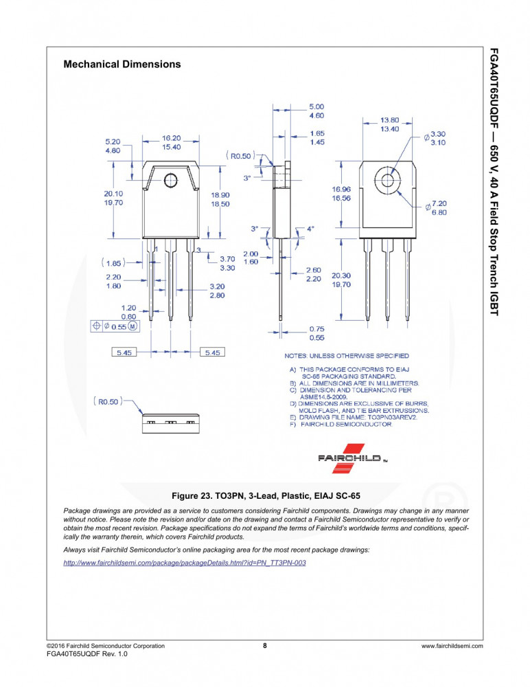 FGA40T65UQDF datasheet page 9