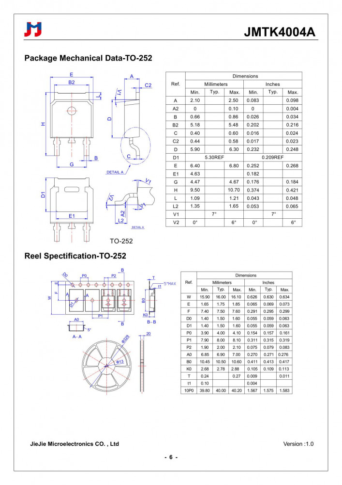 JMTK4004A datasheet page 6
