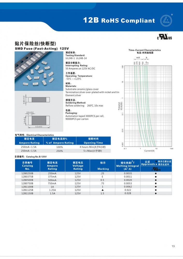 LANSON 12B1100B datasheet page