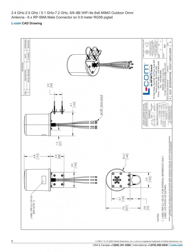 HG2471-06DPU-6RSP technical document page 6
