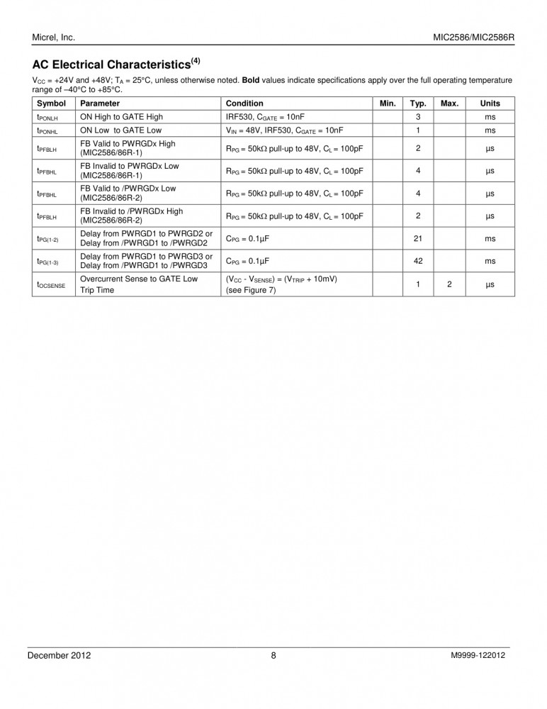 MIC2586R-2YM TR datasheet page 8
