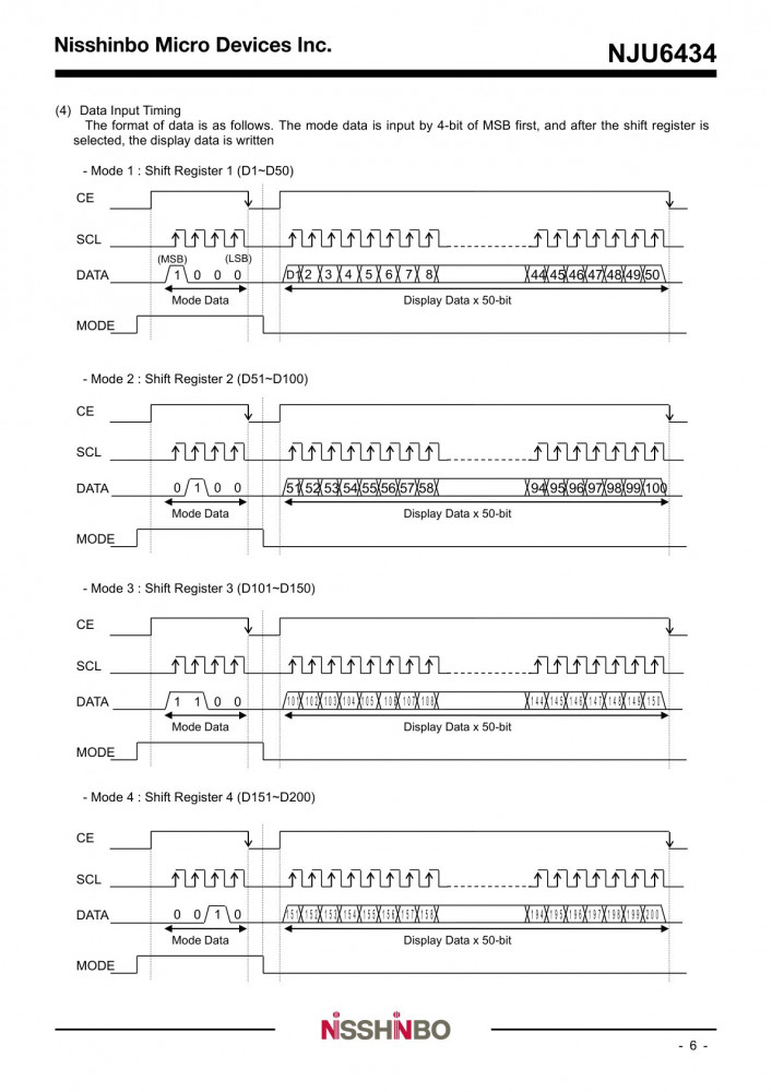 NJU6434 datasheet page 6