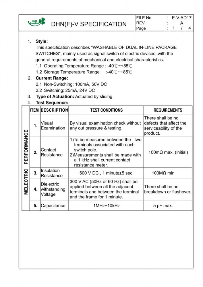 DHN-04F-T-V-T/R technical drawing page 3