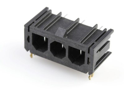 Sabre Right-Angle Header, 7.50mm Pitch, 6 Circuits, Glow-Wire Capable, 3.81mm Tail Length. for 1.60mm PCB, with Board Lock, Complies with the UL1977 finger proof access requirement