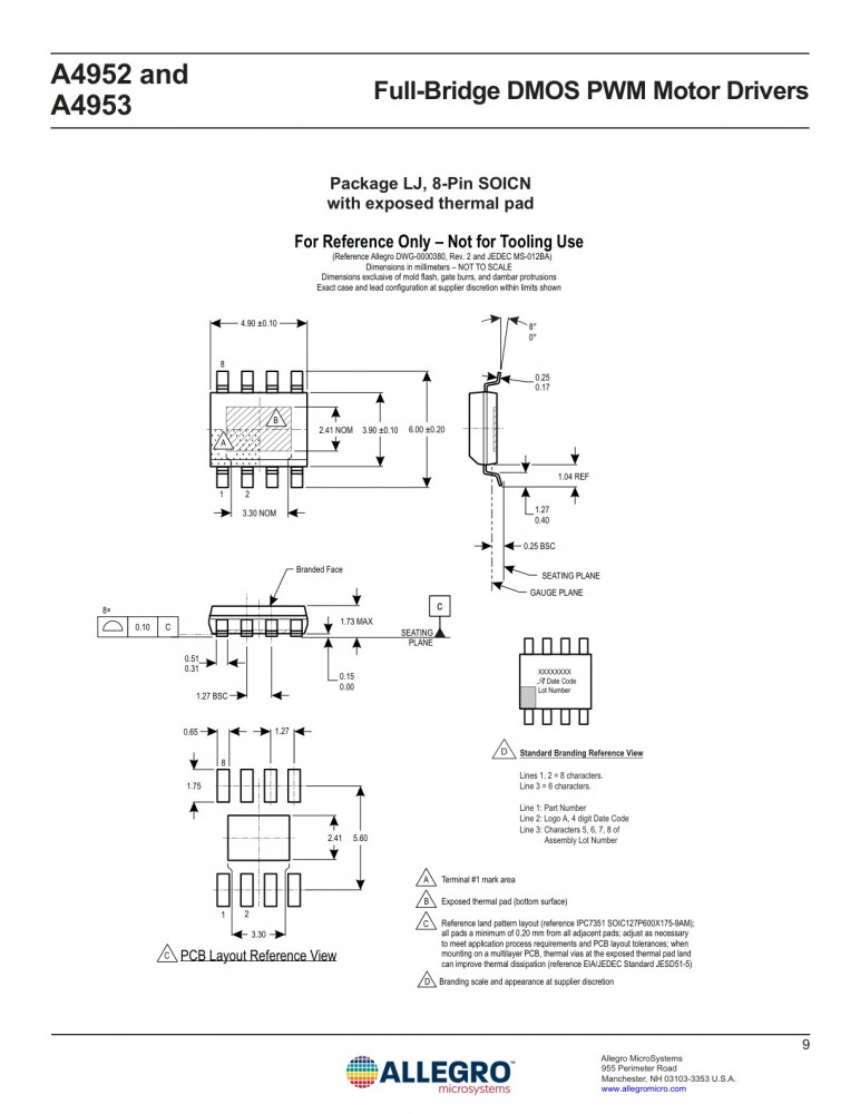 A4952 A4953 datasheet page 9