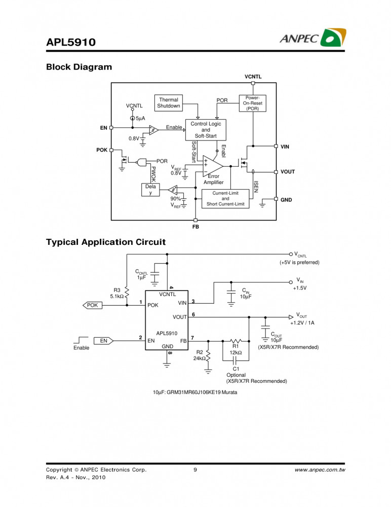 APL5910 datasheet page 9