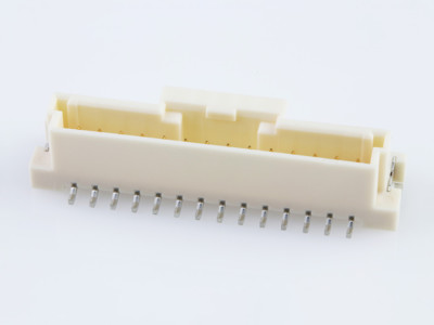 DuraClik Wire-to-Board Header, Single Row, Vertical, 14 Circuits, Gold (Au) Over Nickel, Natural for sale