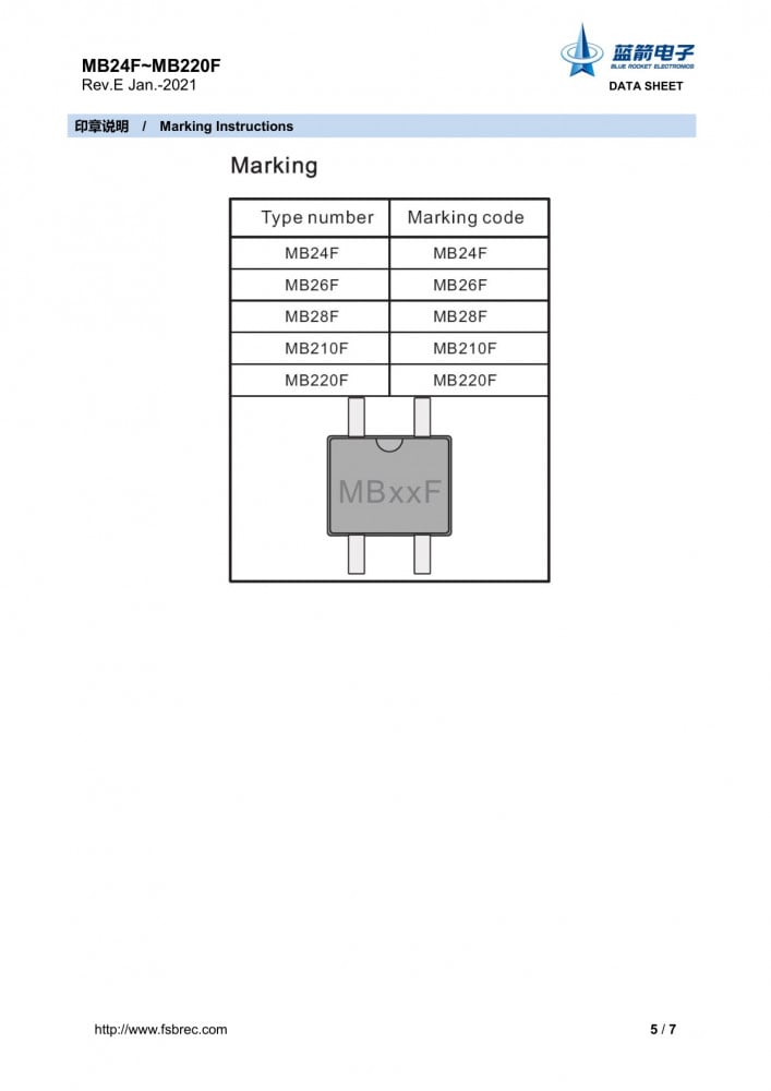 MB26F datasheet page 5