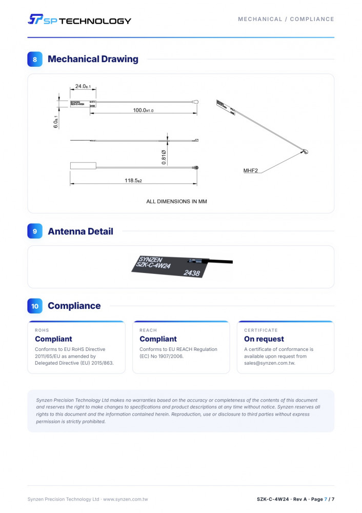 SZK-C-4W24 datasheet page 7