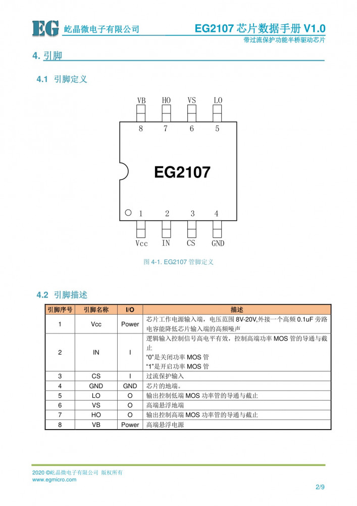 EG2107 datasheet page 5