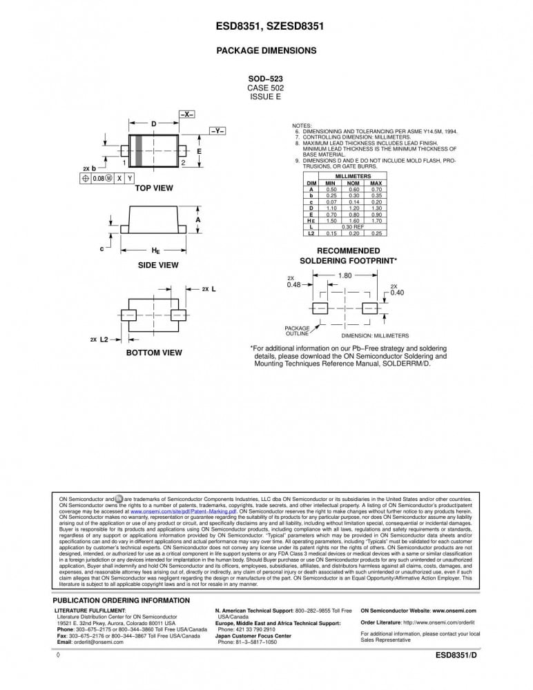 ESD8351 datasheet page 9