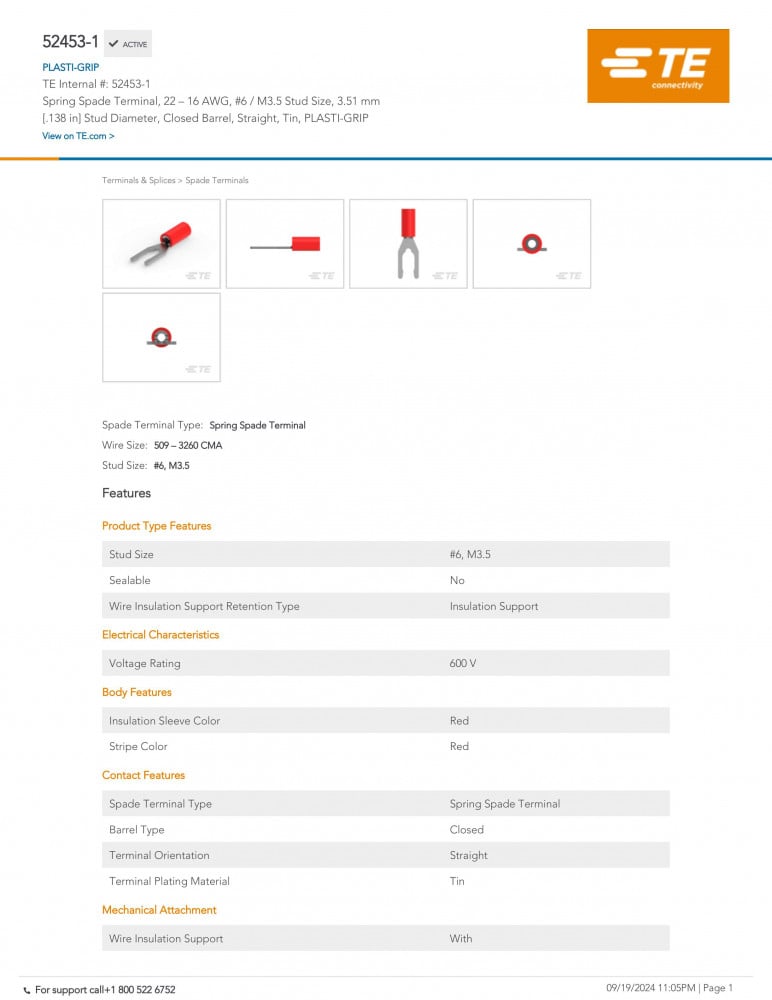 52453-1 technical document page 1