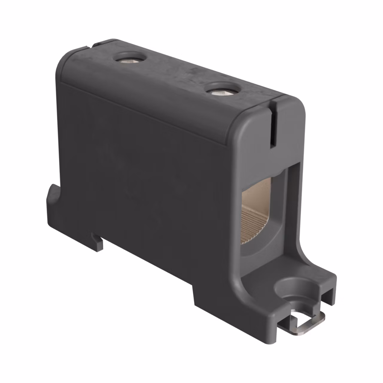 High Current Universal Clamp Terminal Block, 35.00mm DIN-rail or Screw Mount, 230.0A / 600V, Grey Housing and Cover, 1 Circuit for sale