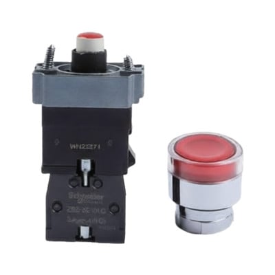 Schneider XB2-BA3341C (ZB2BZ101C + ZB2BA334C) Pushbutton Switch