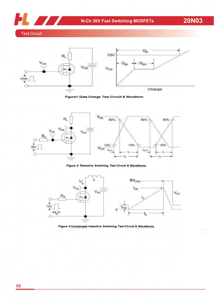 HL 20N03 datasheet page 5