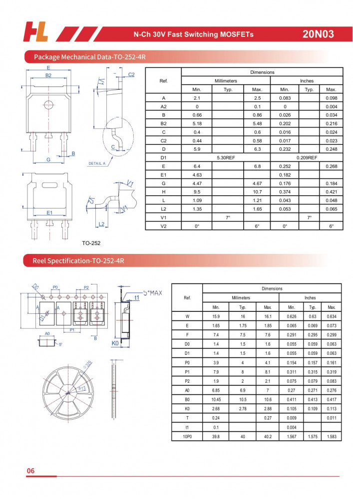 HL 20N03 datasheet page 6