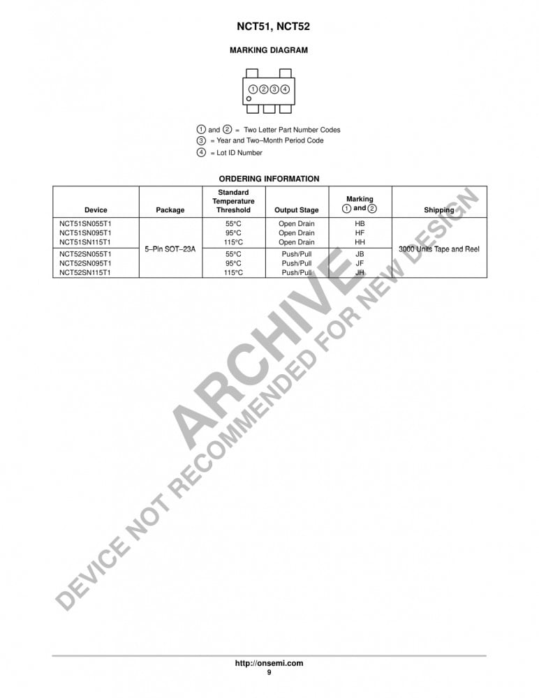 NCT51SN115T1 datasheet page 9