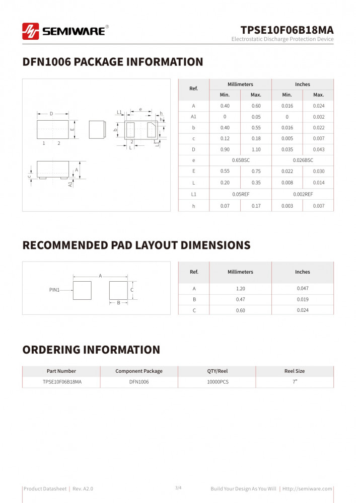 TPSE10F06B18MA technical document page 3