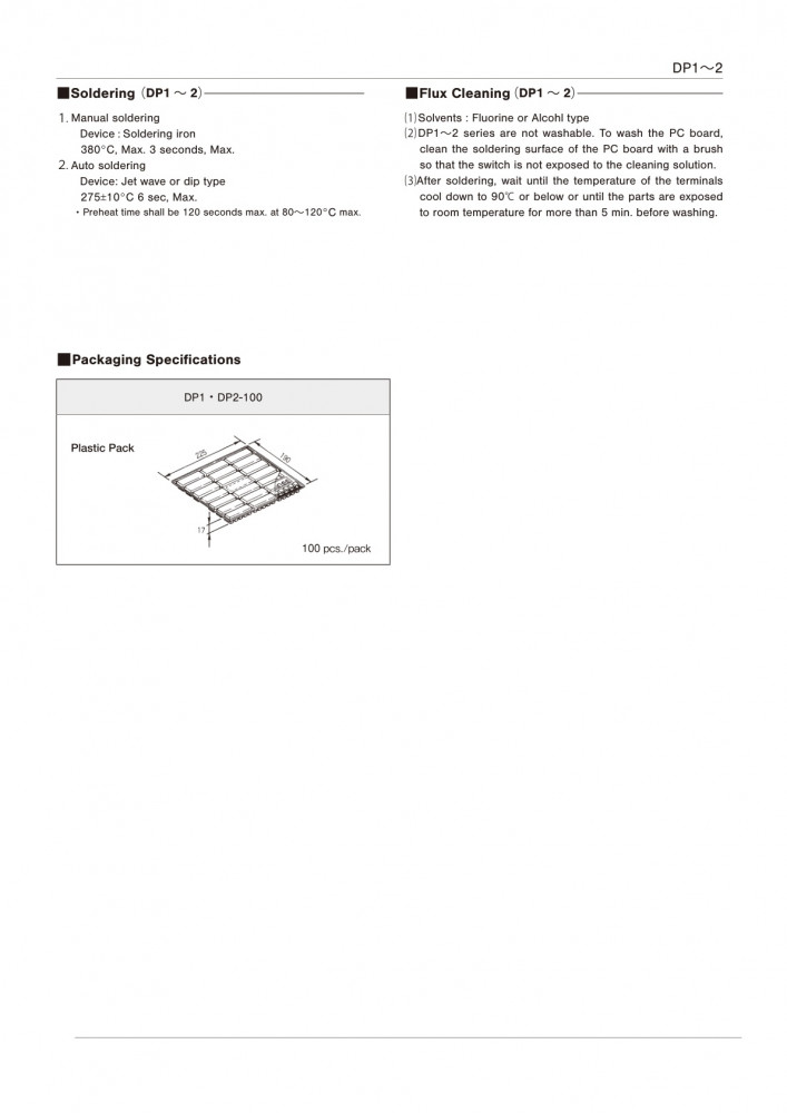 Nidec DP1-120-Z technical document page 4