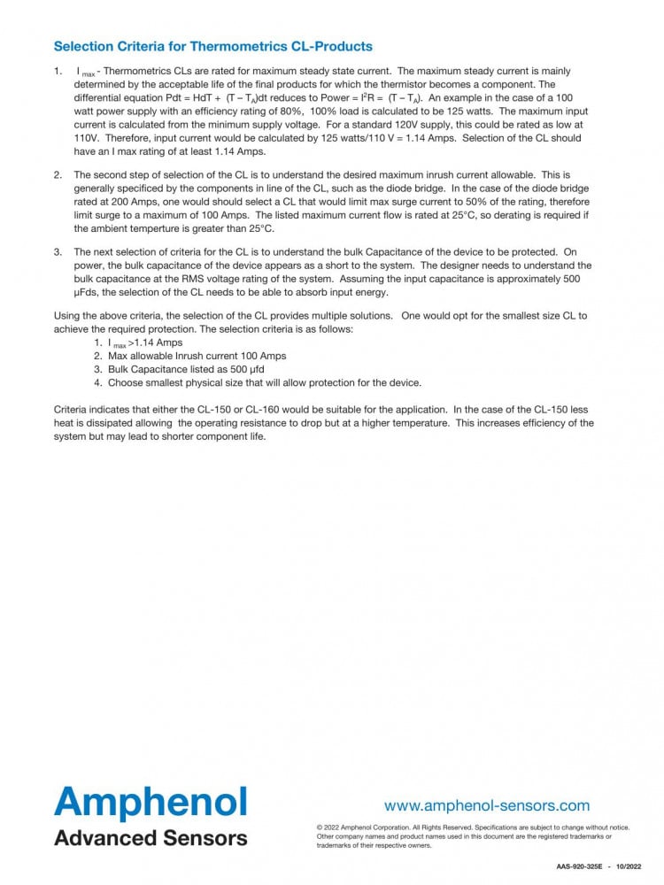 CL-170A technical document page 4