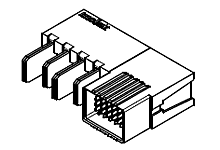 2.54mm, 7.50mm Pitch EXTreme Ten60Power Right-Angle Plug Assembly, 2 Power Circuits, 15 Signal Circuits, 2 Power Circuits, Halogen Free