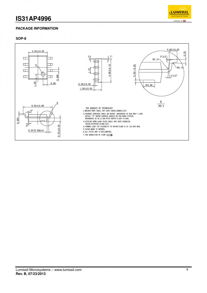 IS31AP4996 datasheet page 9