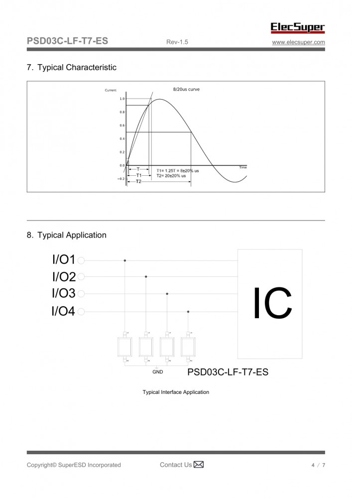 PSD03C-LF-T7-ES datasheet page 4