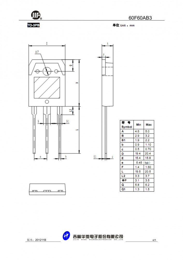 60F60AB3 datasheet page 4