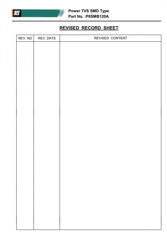 P6SMB120A datasheet page 2