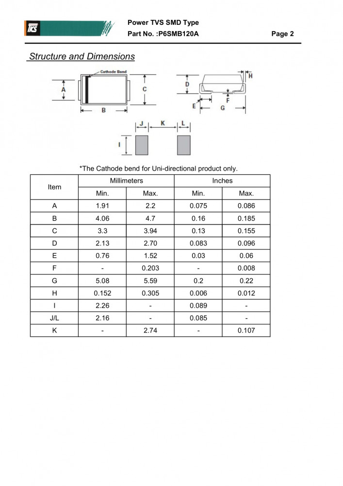 P6SMB120A datasheet page 5