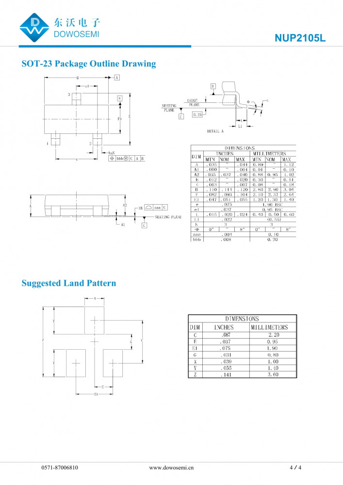 NUP2105L datasheet page 4