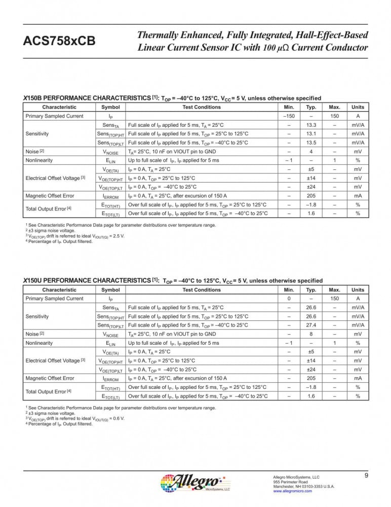 ACS758 datasheet page 10
