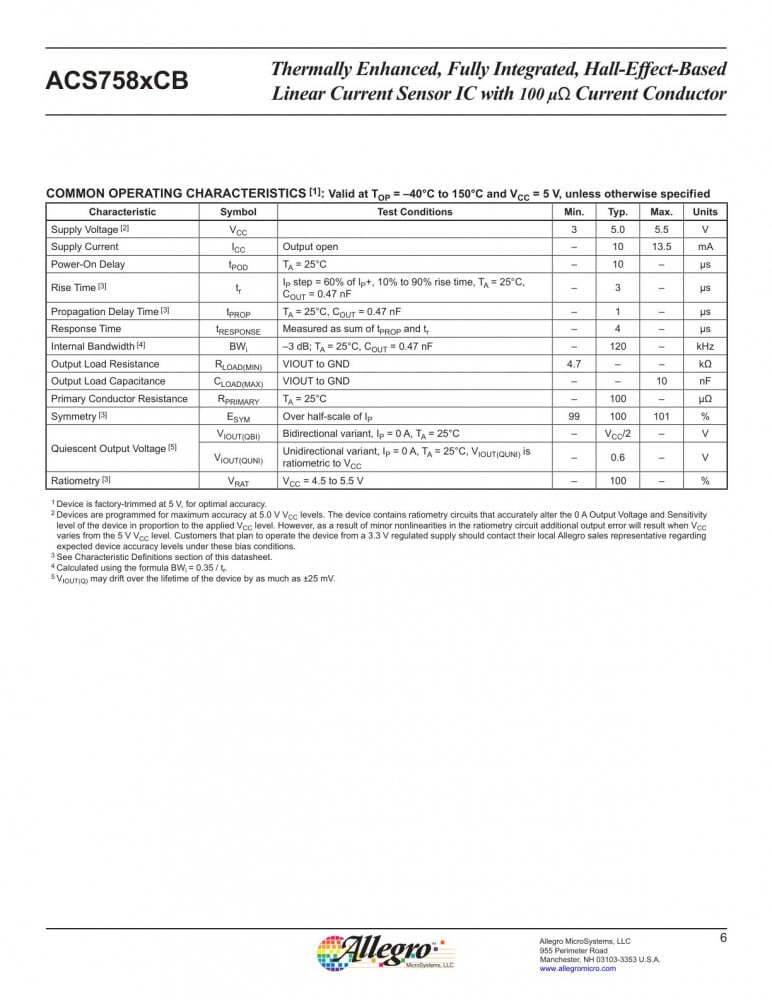ACS758 datasheet page 7