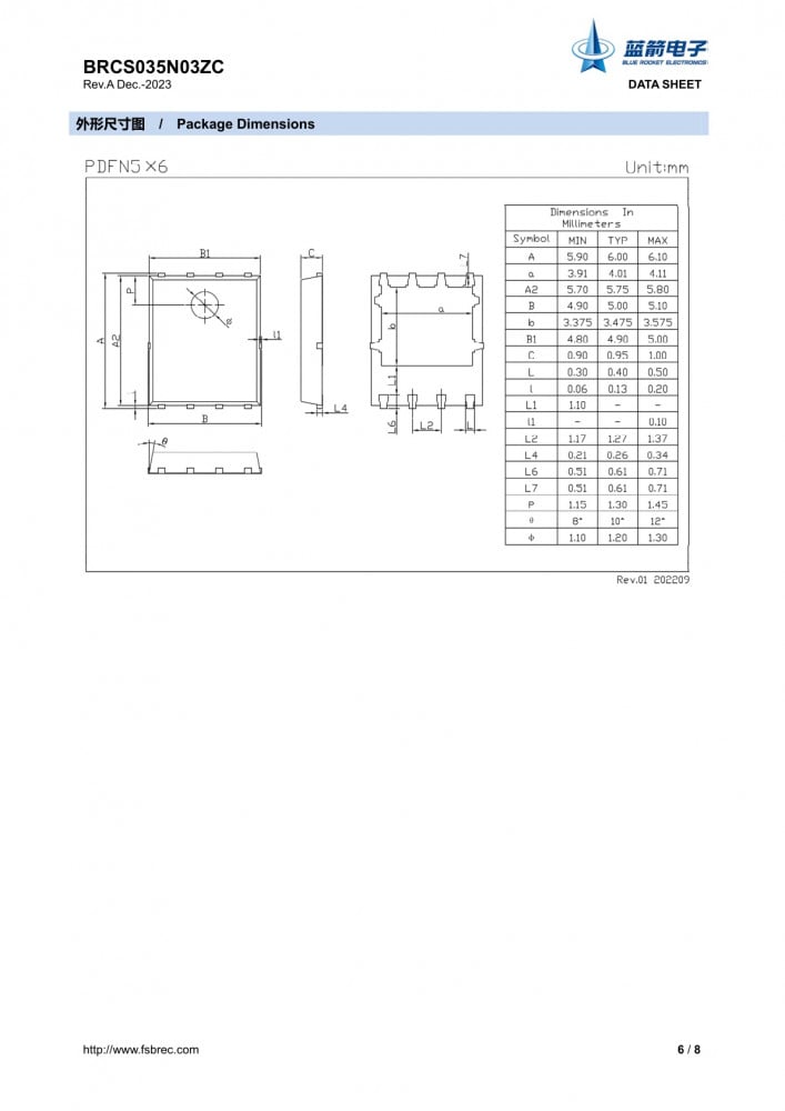 BRCS035N03ZC datasheet page 6