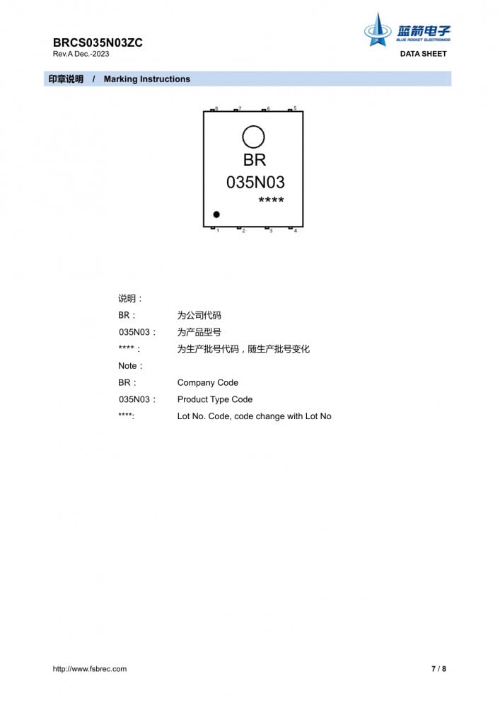BRCS035N03ZC datasheet page 7
