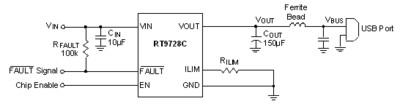 RT9728C - 120mΩ, 1.3A Power Switch with Programmable Current Limit for sale
