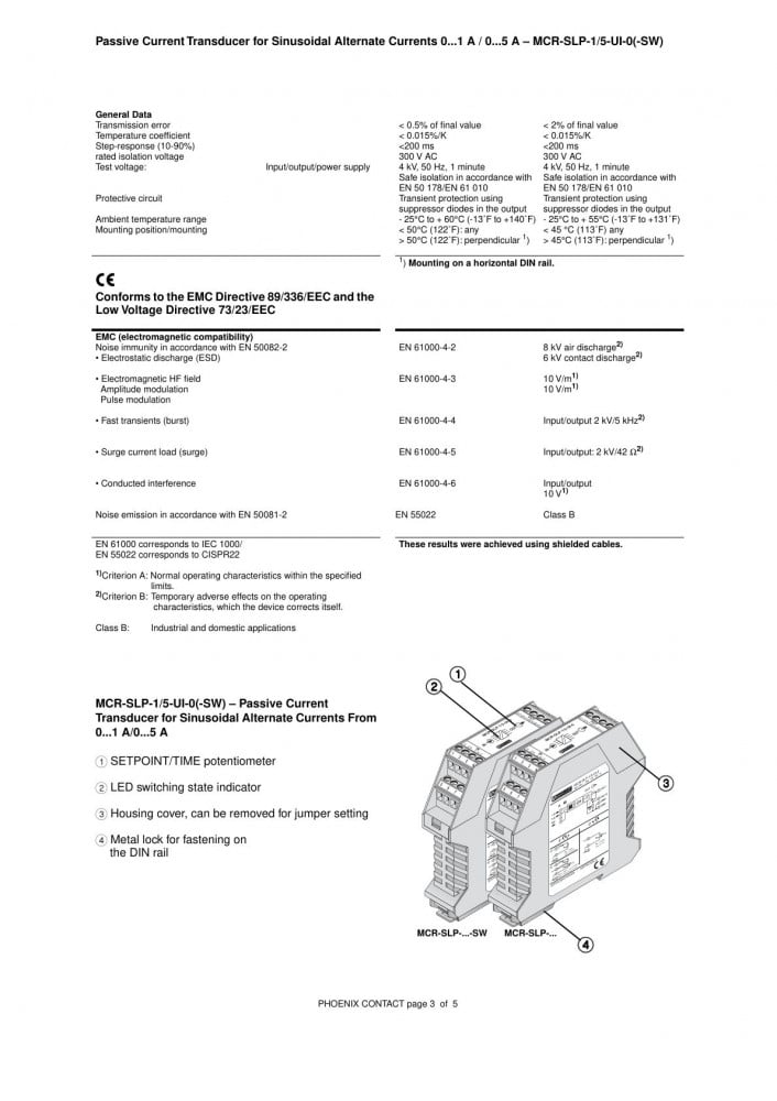 Phoenix Contact 2814359 technical document page 3