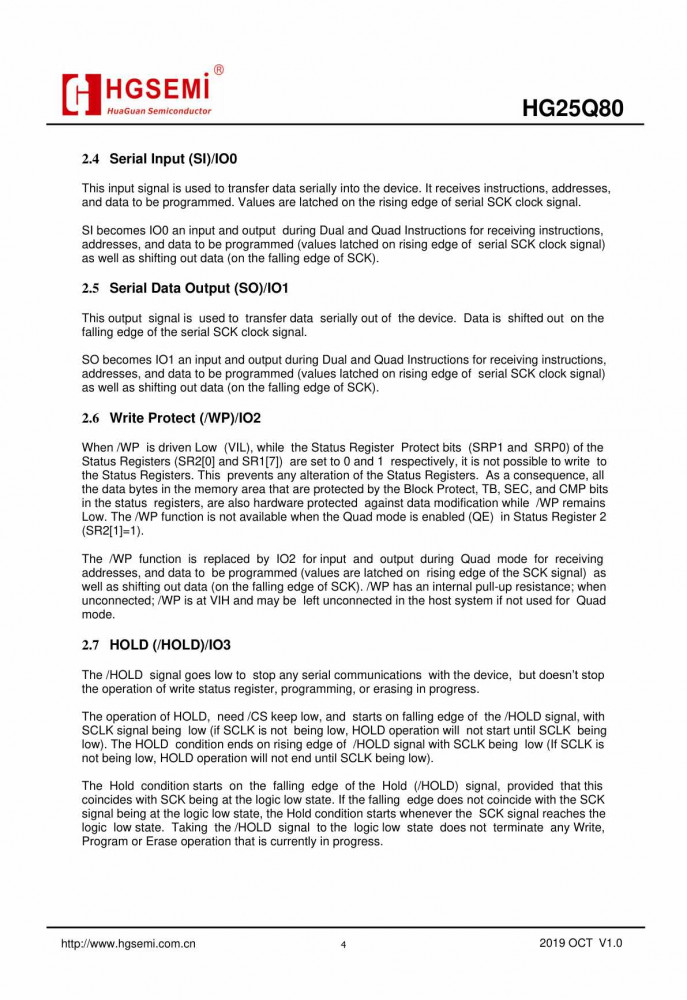 HG25Q80M/TR datasheet page 4