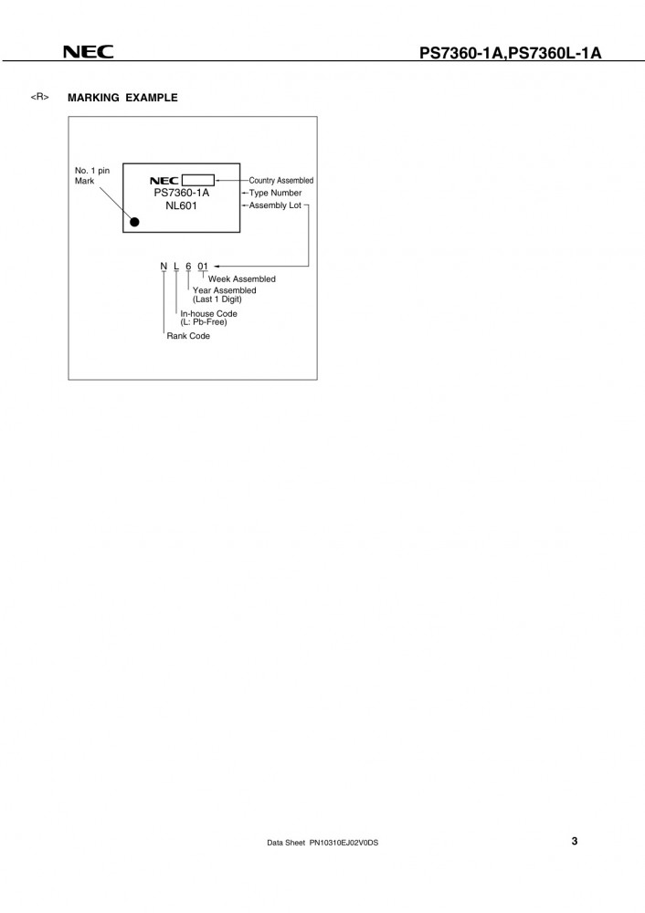 PS7360-1A datasheet page 5