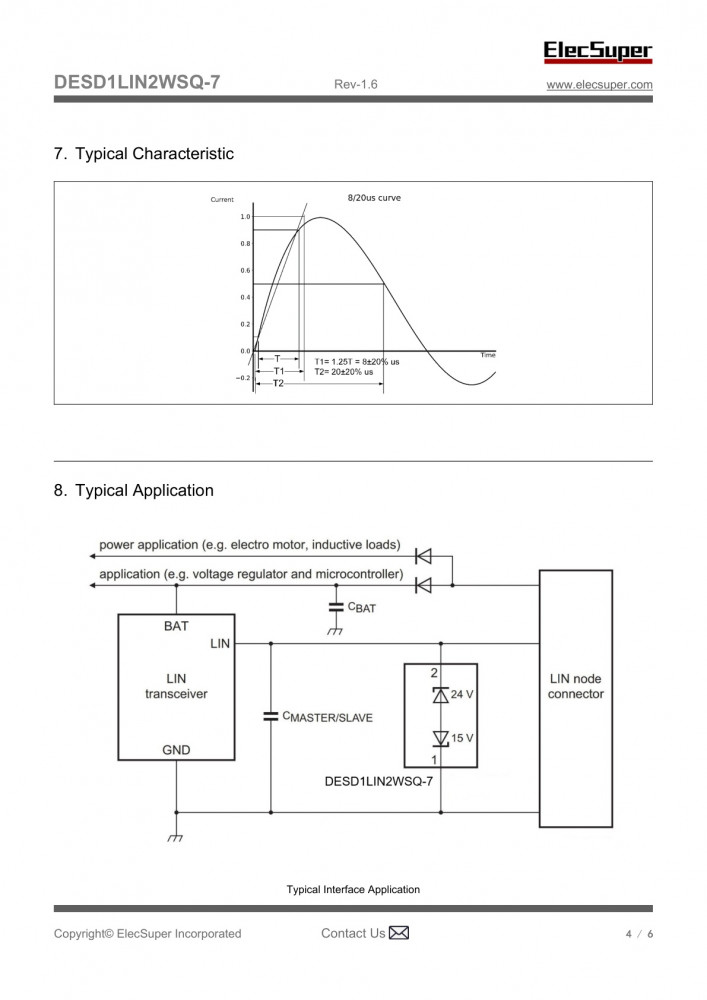 DESD1LIN2WSQ-7 datasheet page 4