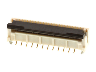 Easy-On FFC/FPC Connector, 0.50mm Pitch, V-Flip Series, Vertical, 4.05mm  Height, 24 Circuits, Copper Alloy, Gold Plating for sale