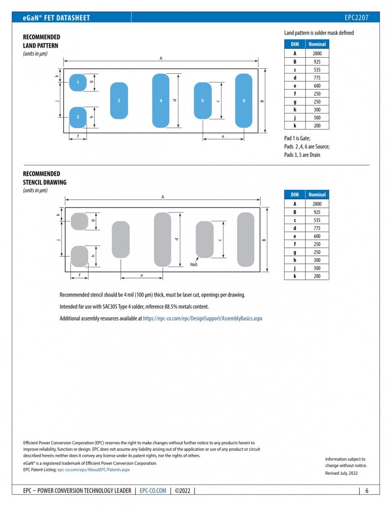 EPC2207 datasheet page 6