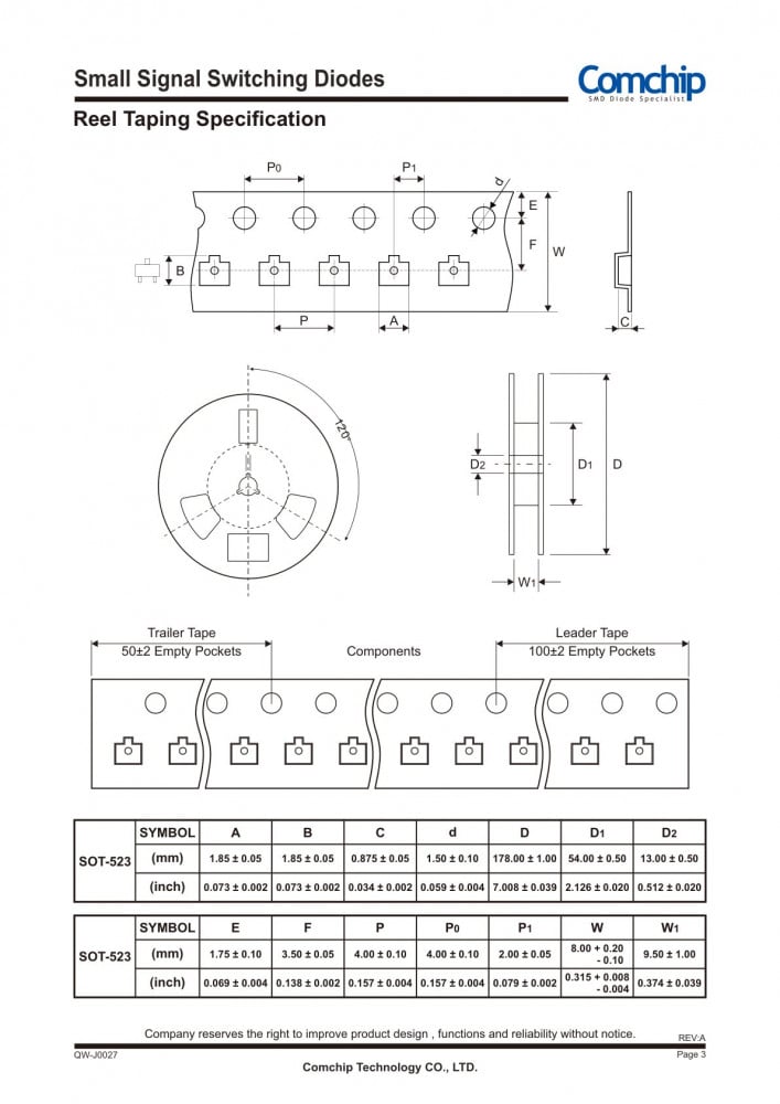 CDSH3-222N-G technical document page 3