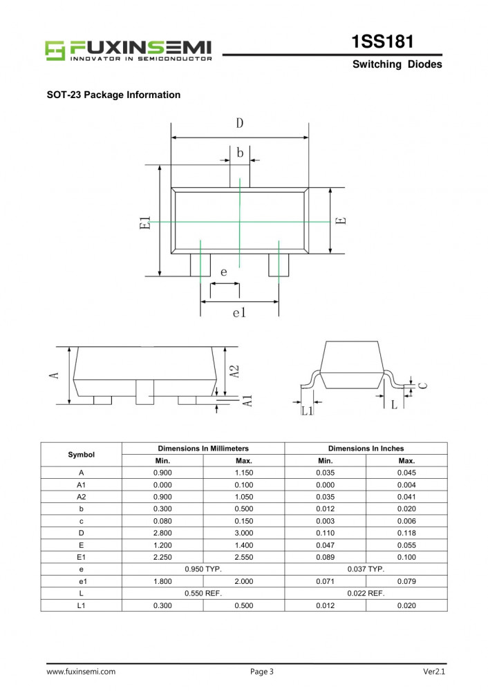1SS181 datasheet page 3