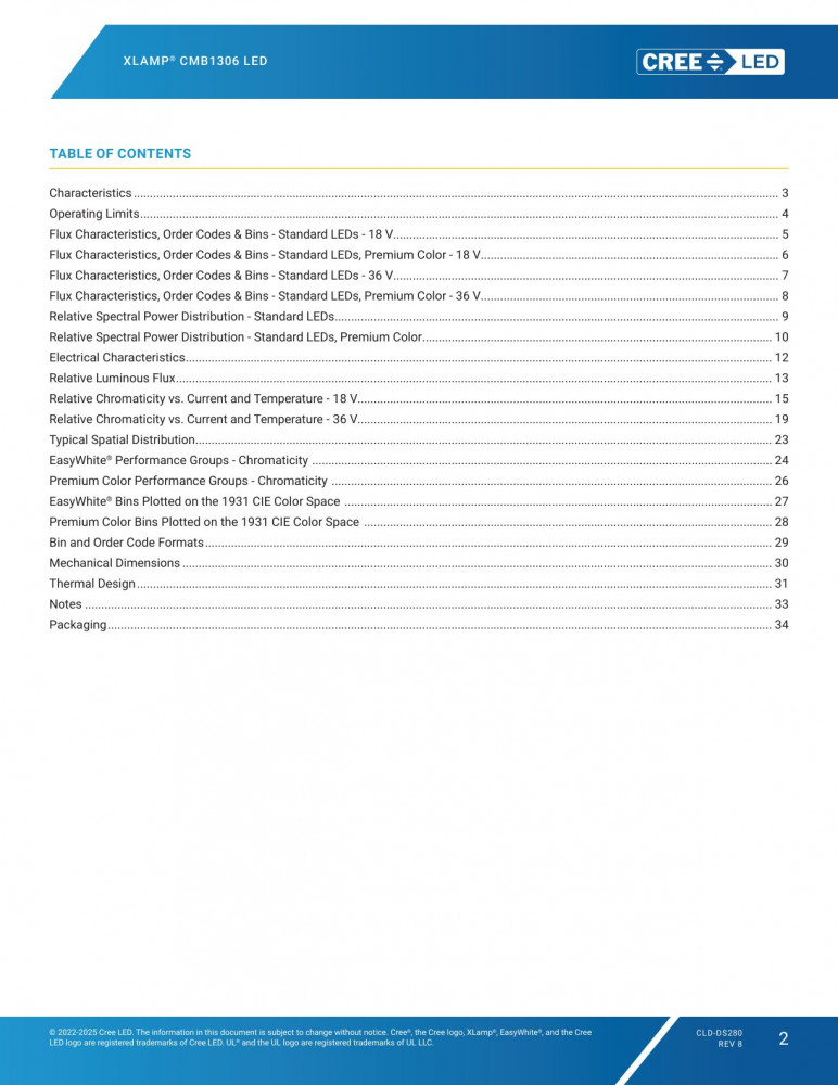 CMB1306 datasheet page 2