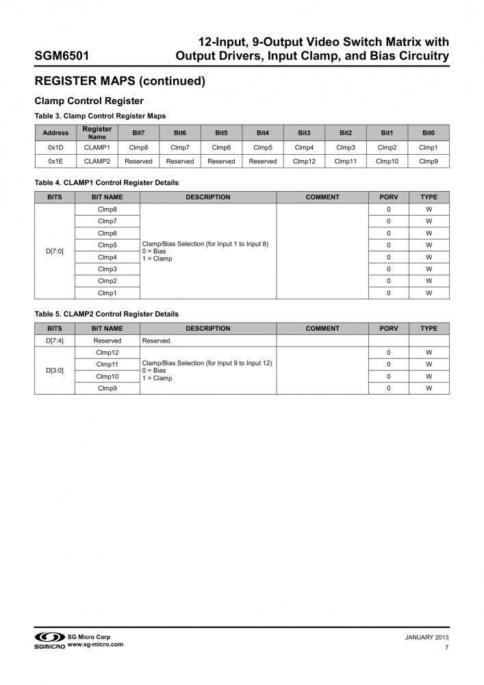 SGM6501 datasheet page 7
