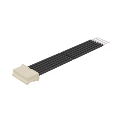 Pico-SPOX-to-Pigtail Off-the-Shelf (OTS) Cable Assembly, 1.50mm Pitch, Single Row, 300.00mm Length, Tin (Sn) Plating, 6 Circuits, Natural for sale