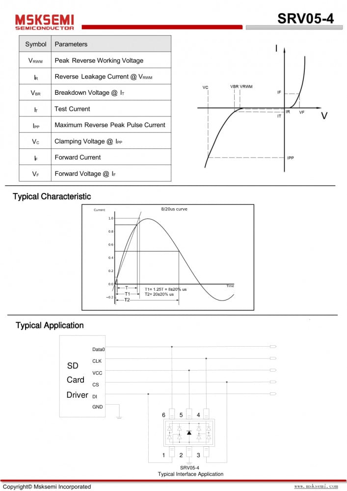 SRV05-4 datasheet page 4