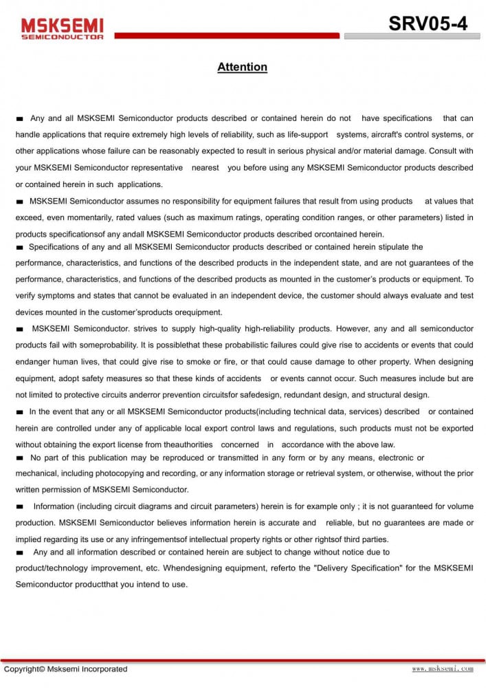 SRV05-4 datasheet page 6