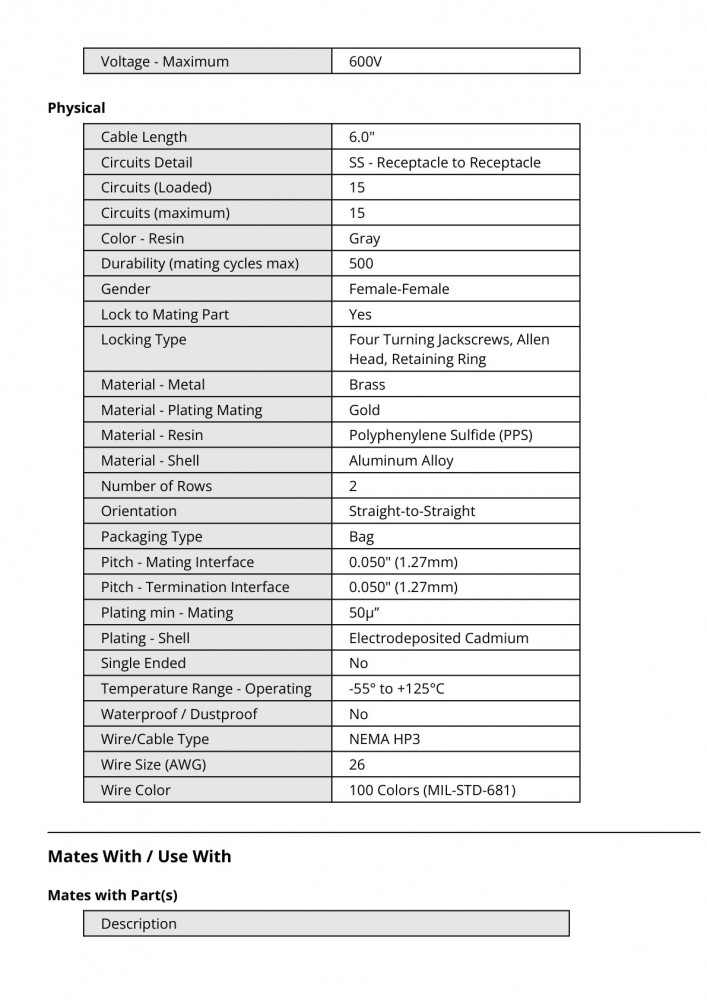 MM-2J3-015-SS1-41WN-900 technical document page 2